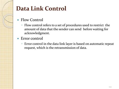 Ppt Chapter 11 Data Link Control Powerpoint Presentation Free Download Id3557158