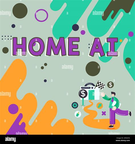 Handwriting Text Home Ai Conceptual Photo Home Solution That Enables Automating The Bulk Of