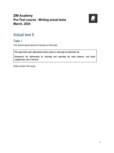 Payg March Writing Test5 Pdf