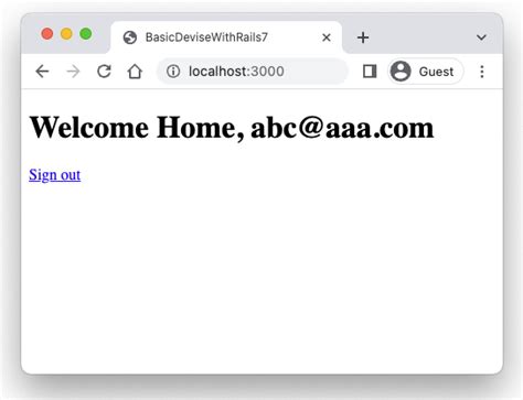 Setup Very Basic Authentication With Devise In Rails 7 Dev Community