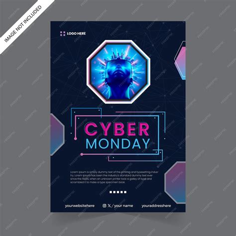 Premium Vector Editable Futurestick Tech Flyer Template