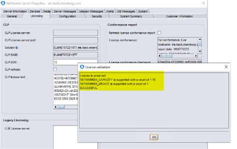 Networker Unable To See The Clp Capacity License In Registration Tab