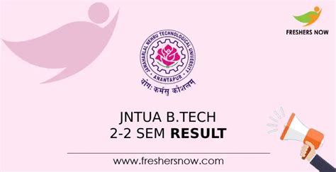 jntua b tech 2 2 sem result 2023 out for reg supply exams