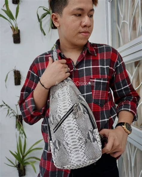 Original Indonesian Handmadewhite Python Bagpython Handbagpython Skin Pursegenuine Python
