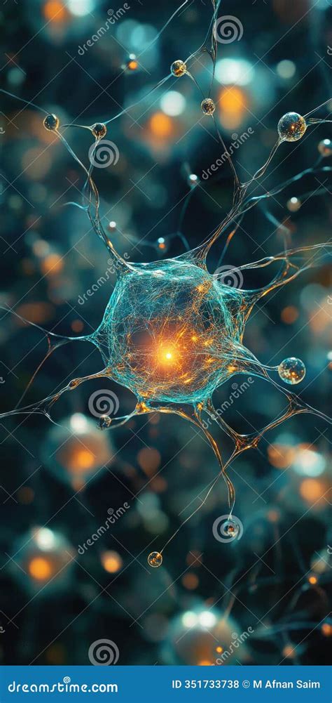 Intricate Depiction Of A Neural Network Showcasing The Connections