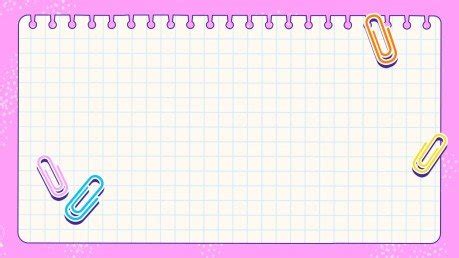 Notebook Page Background Cute