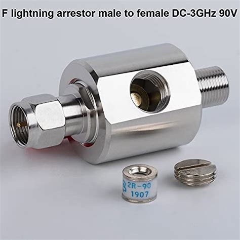 Lightning Arrestor F Male To F Female Dc 3ghz 75 Ohm Cellular 2g 3g 4g