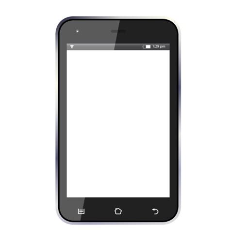 Smartphone Vector Images Over