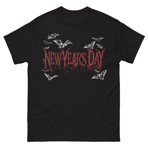 Official New Years Day Store New Years Day Bats Tee New Years
