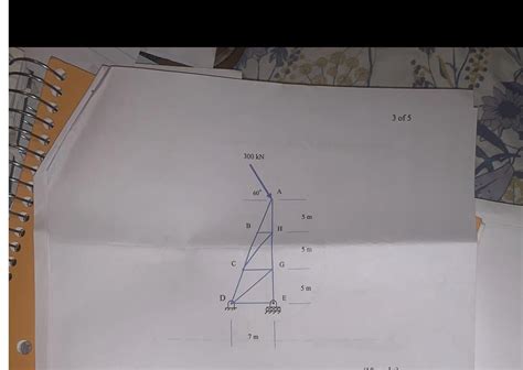 solved 1a using method of joints determine loads in members