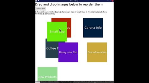 Qml Listview Reorder C Model Via Drag And Drop Youtube