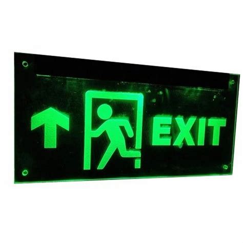 LED Exit Sign Board At Piece In Mumbai ID