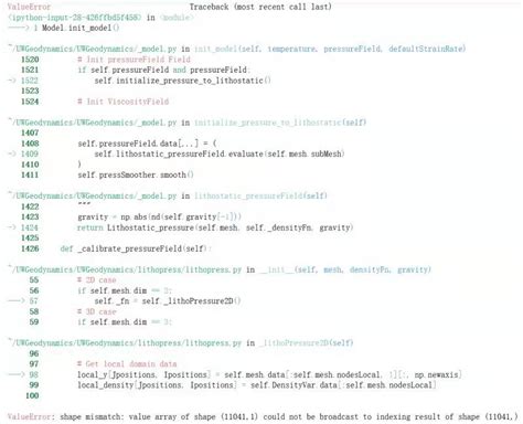 Shape Mismatch · Issue 575 · Underworldcodeunderworld2 · Github