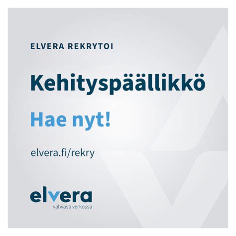 Elvera Oy On Linkedin Janoat Myyntiä Ja Kehitys On Toinen Nimesi