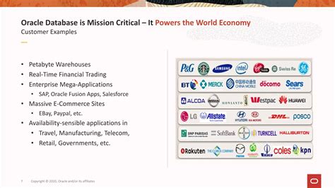 Oracle Database Mission Critical Ppt