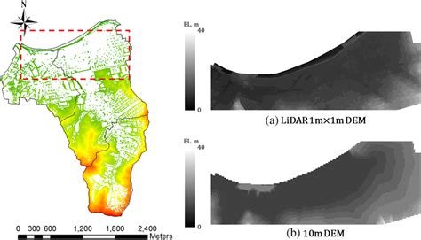 Digital Elevation Model Dem Terrain Analysis Details Tak Et Al