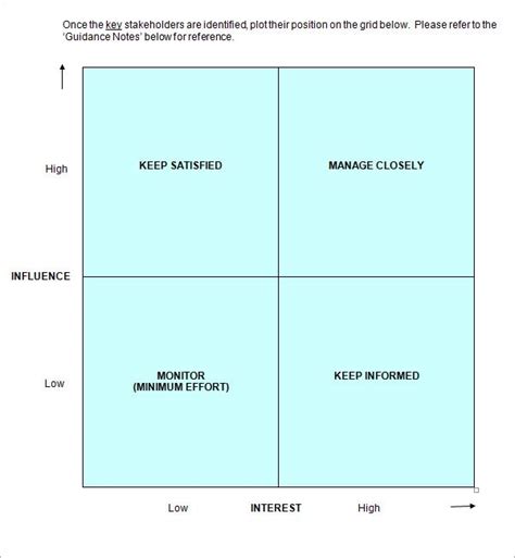 Stakeholder Analysis Template Excel Printable Word Searches