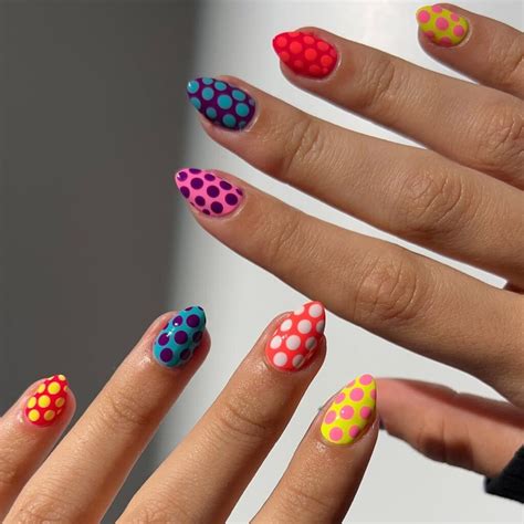 Fresh Polka Dot Nail Designs To Try This Summer