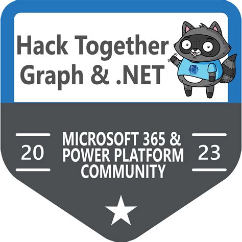 Ms Graph Hack Together Microsoft 365 And Power Platform Community 2023 Credly
