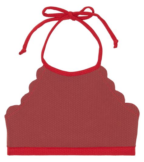 레드 Mott 비키니 탑 Marysia Bumby Mytheresa