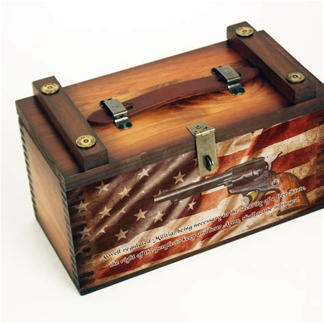 Wood Ammo Box Etsy