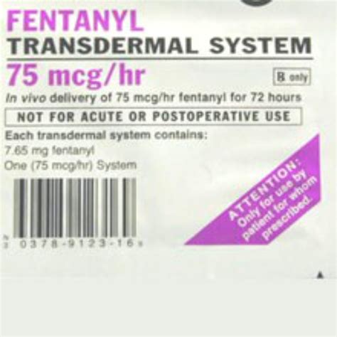 Watson Fentanyl Patch Recall