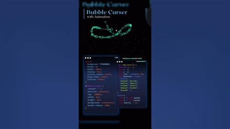 🫧 Bubble Cursor With Animated Effect Enhance Your Website Design Shorts Css3animation