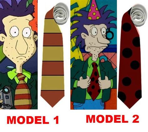 Necktie As Stu Pickles From Rugrats Cosplay Halloween Carnaval Etsy In Rugrats