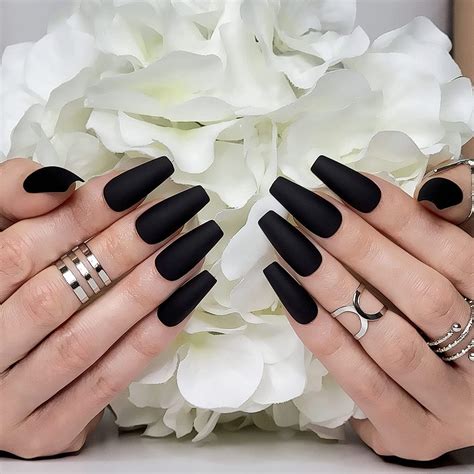 Black Matte Nails