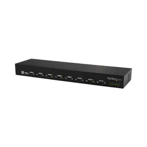 Startech Usb To Serial Hub 8 Port Com Port Retention Rack Mount