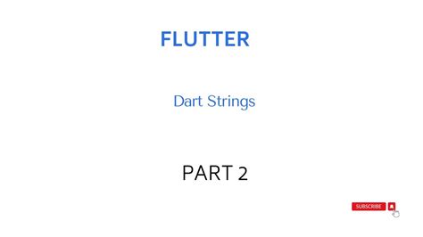 Dart String Part 2 Youtube