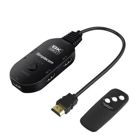 Simplecom CM Port HDMI Switch IN OUT Splitter HDCP K Hz