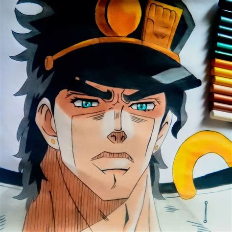 Artevd On Instagram “dibujo Jotaro Kujo De Jojos Bizarre Adventure
