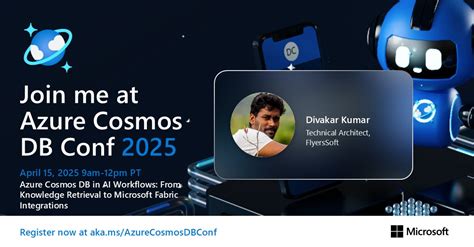 🤖 See How Azurecosmosdb Powers Ai Workflows At Azure Cosmos Db Conf 2025 On April 15 Jay Gordon