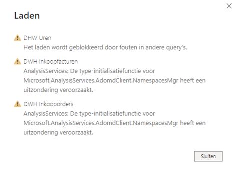 Solved Type Initialization Error Ssas Microsoftanalysis