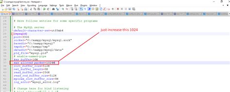 Error 1153 08s01 At Line 1041 Got A Packet Bigger Than Maxallowed