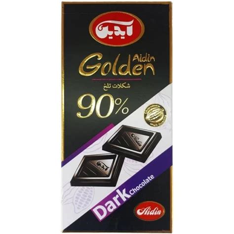 خرید و قیمت شکلات تخته ای تلخ ۹۰ درصد آیدین ۱۰۰ گرمی تعداد در باکس 12