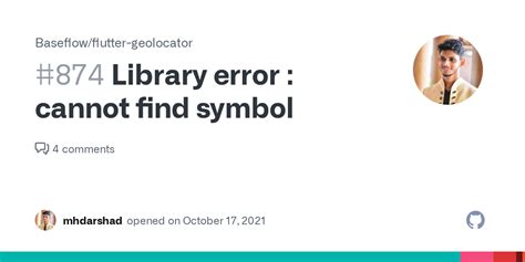 Library Error Cannot Find Symbol · Issue 874 · Baseflowflutter Geolocator · Github