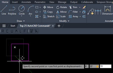 Autocad Move Command