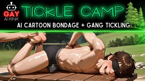 Gay Ai Kink Presents Tickle Camp Bondage Gang Tickling Cartoon Mini