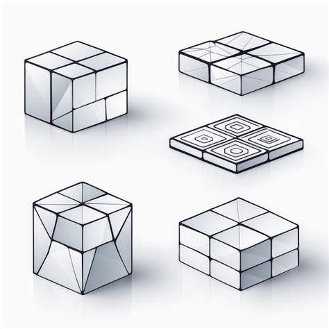 Vector 3d Cube Set Premium Ai Generated Vector