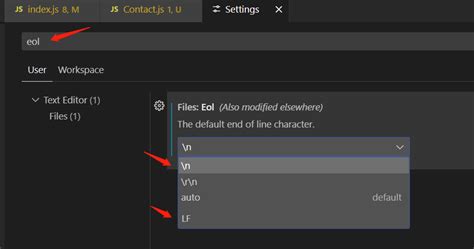 VSCode设置默认换行符 Li pk 博客园