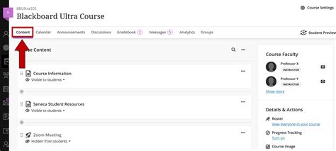 Importing A Course Package Blackboard Ultra Seneca Polytechnic