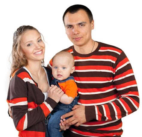 Familia Joven Feliz Foto Premium