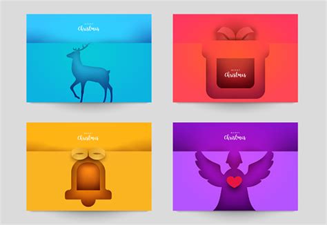 표지 초대장 포스터 배너 전단지 플래카드에 대한 배경을 설정합니다 종이 컷 스타일의 겨울 크리스마스 구성과 브랜딩 광고를위한 최소한의 템플릿 디자인 벡터 그림입니다 0명에