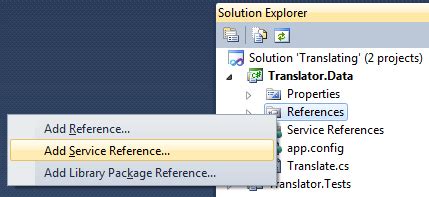 Microsoft Translator API