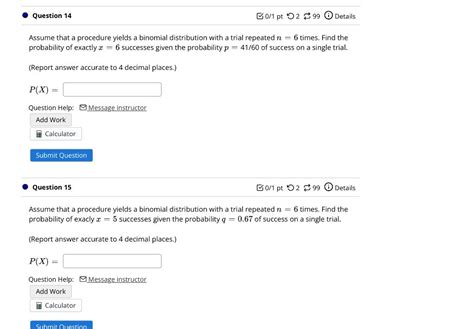 solved assume that a procedure yields a binomial