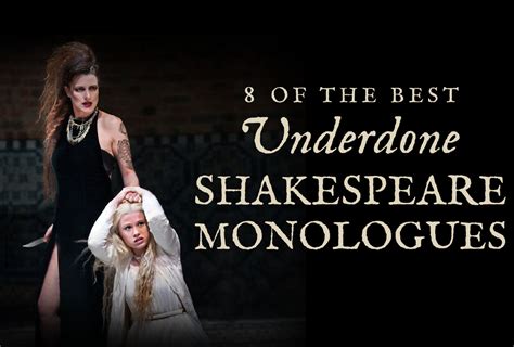 Cool Shakespeare Monologues