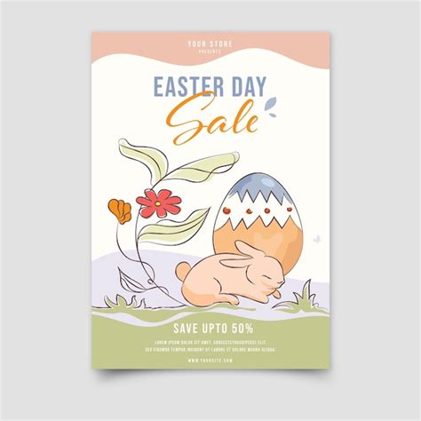 Premium Vector Easter Day Poster