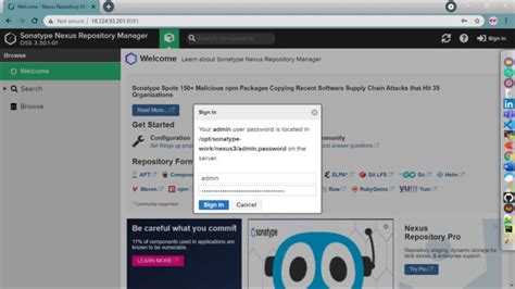 how to install nexus repository on ubuntu 20 04 lts